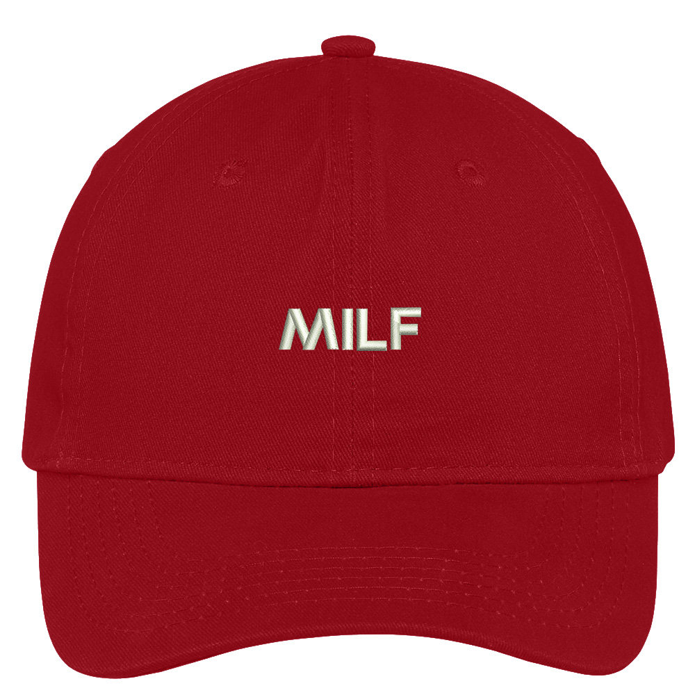 Stitchfy Milf Embroidered Soft Cotton Low Profile Dad Hat - Etsy