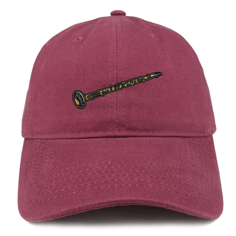 Stitchfy Clarinet Embroidered Unstructured Cotton Dad Hat - Etsy