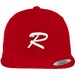 Stitchfy Letter R Brushed Script Embroidered Flat Bill Snapback ...