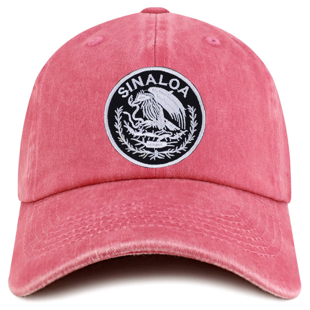 Stitchfy Sinaloa Mexico White Embroidered Patch Pigment Dyed Washed ...