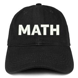 Stitchfy MATH Make America Think Harder Embroidered Low Profile Soft ...