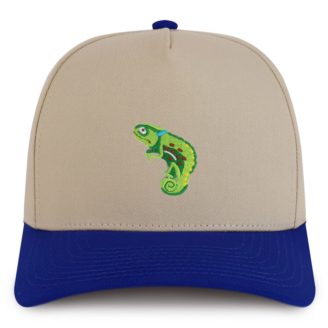 Stitchfy Chameleon Embroidered Patch Structured 5 Panel Pro Style ...
