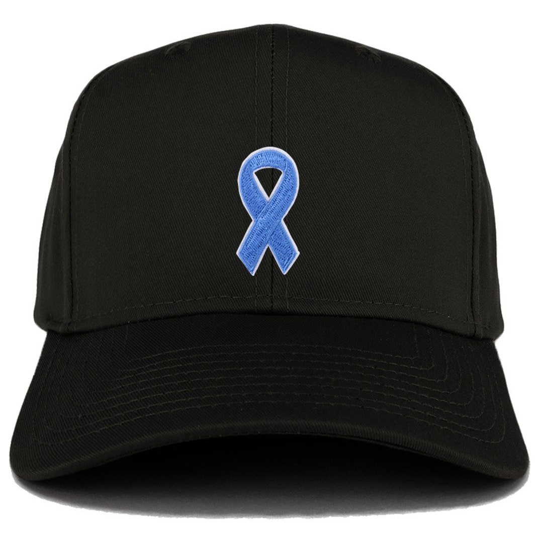 Stitchfy Prostate Cancer Awareness Light Blue Ribbon Patch Structured ...