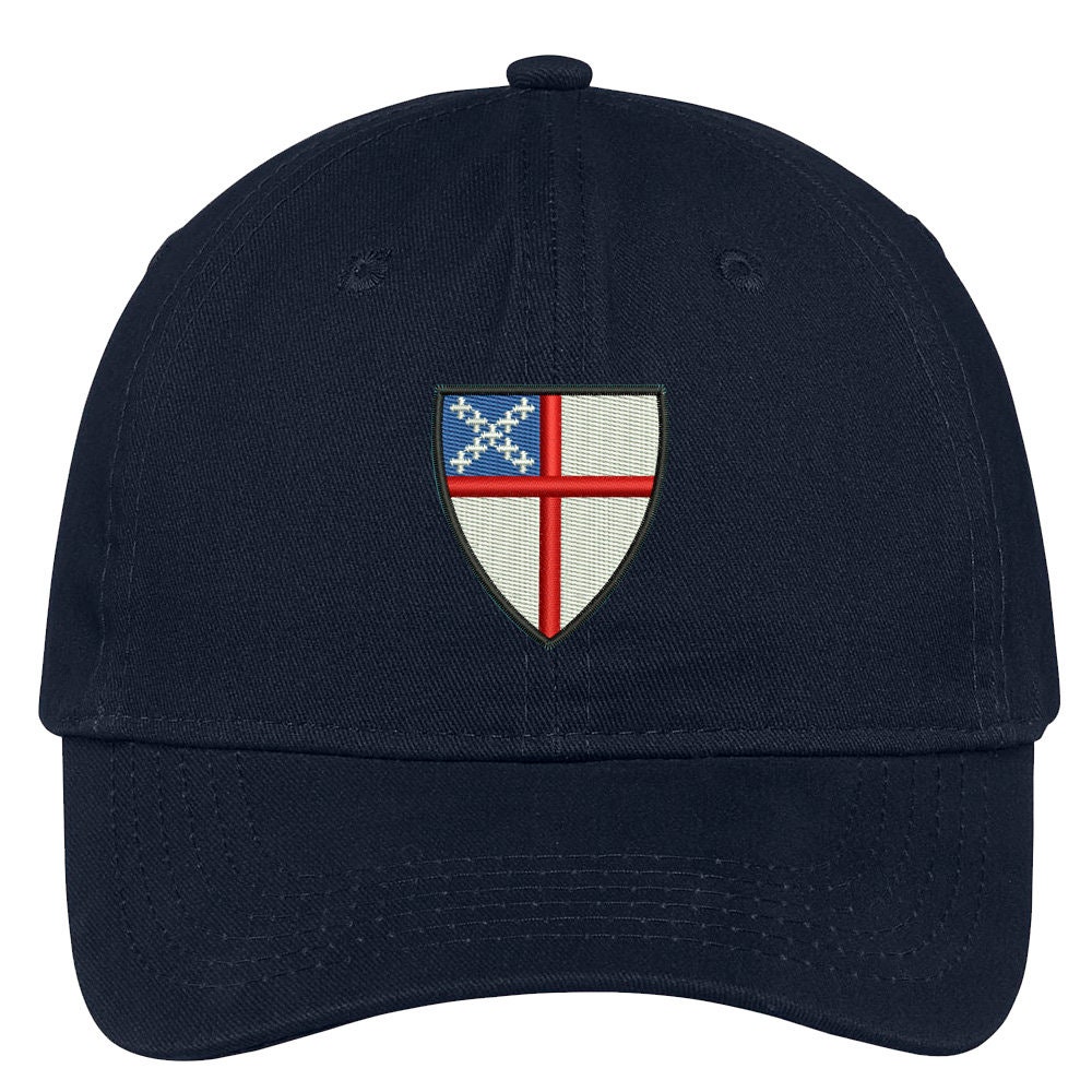 Stitchfy Episcopal Shield Embroidered Cap Premium Cotton Dad Hat - Etsy