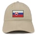 Stitchfy Flag of Slovakia Embroidered Brushed Cotton Dad Hat - Etsy