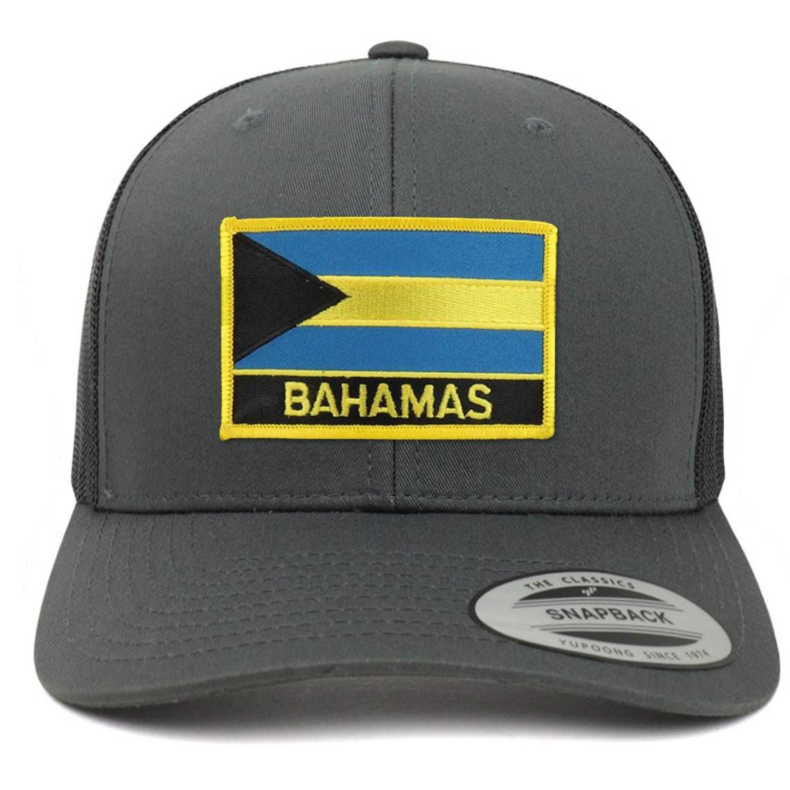 Stitchfy Bahamas Flag Patch Retro Trucker Mesh Cap - Etsy