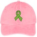 Stitchfy Lymphoma Ribbon Embroidered Cotton Washed Baseball Cap - Etsy