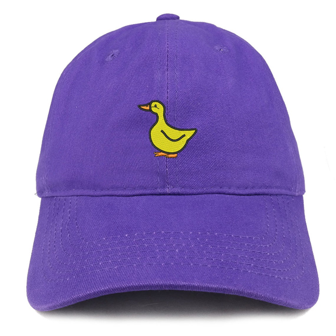 Stitchfy Quack Embroidered Unstructured Cotton Dad Hat - Etsy