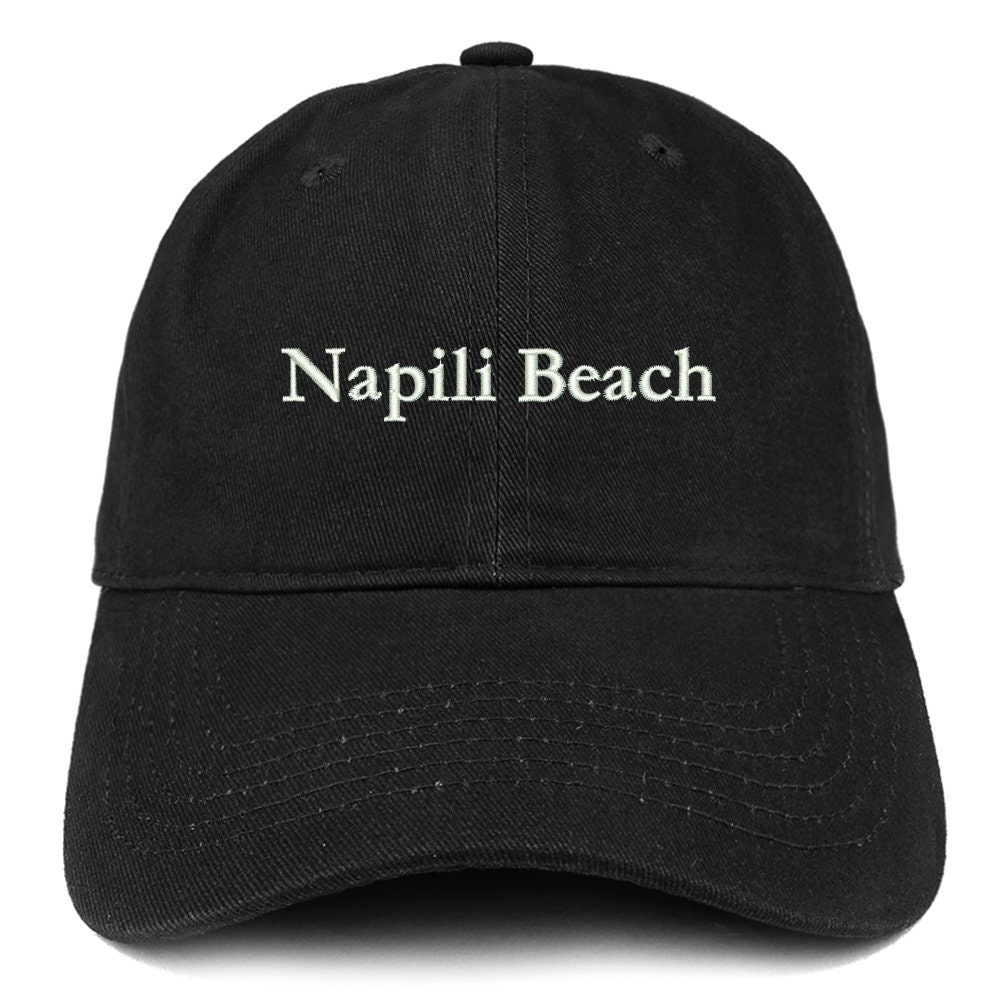 Stitchfy Napili Beach Embroidered Brushed Cotton Cap - Etsy