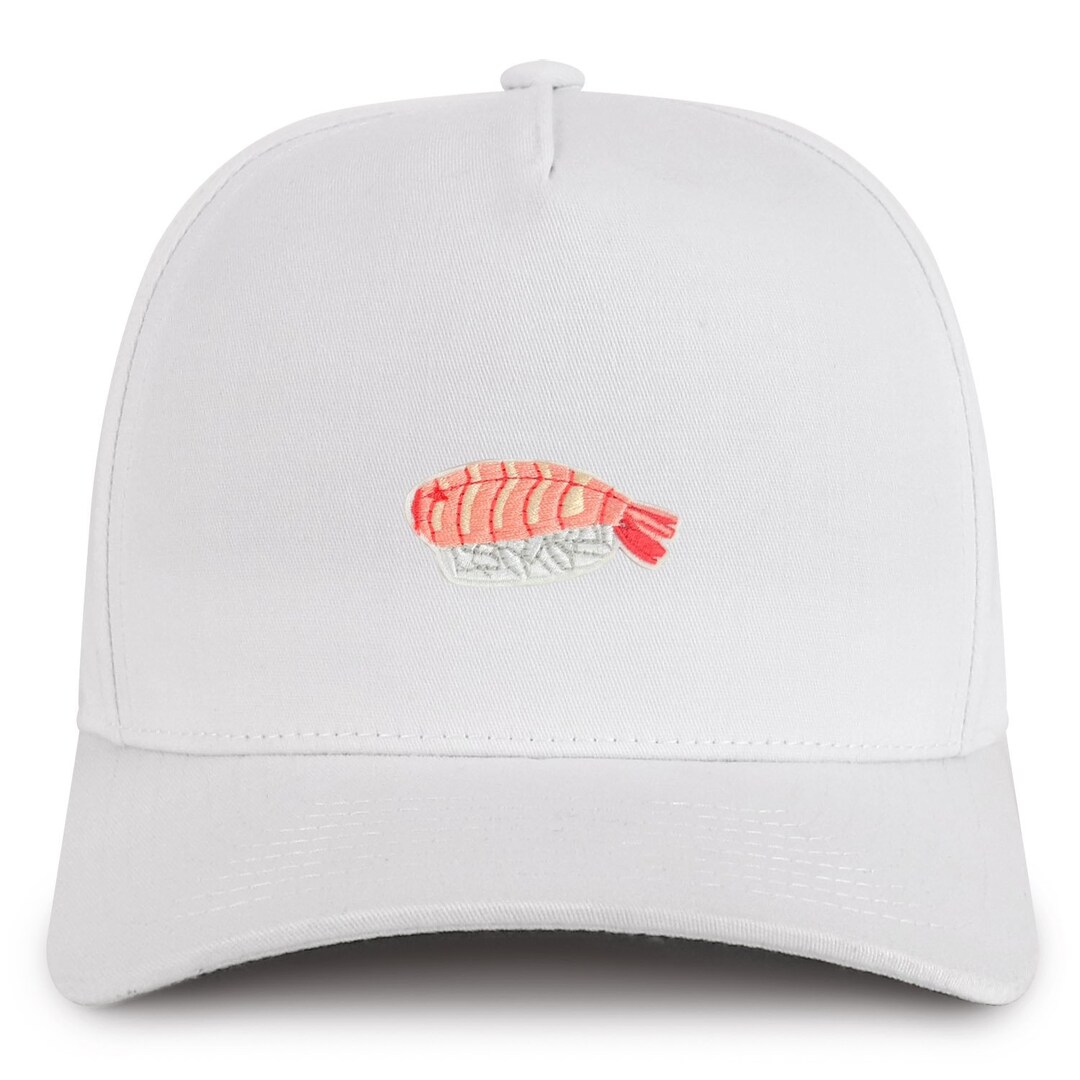 Stitchfy Shrimp Sushi Embroidered Patch Structured 5 Panel Pro Style ...