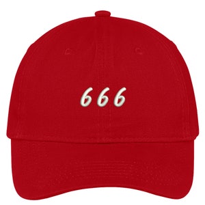 Stitchfy 666 Embroidered Cap Premium Cotton Dad Hat - Etsy