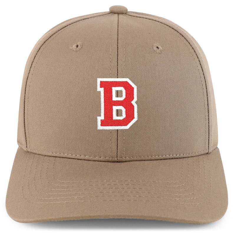 Stitchfy Letter B Varsity 6 Panel Snapback Baseball Cap(sf-txt3361-nis ...