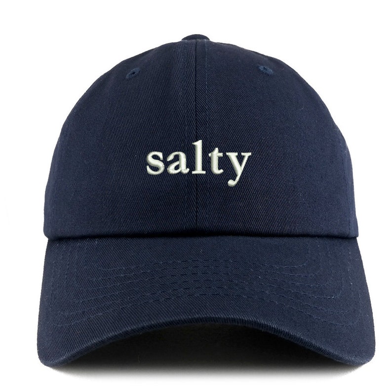 Stitchfy Salty Solid Adjustable Unstructured Dad Hat - Etsy