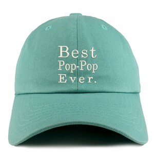 Stitchfy Best Pop Pop Ever Solid Adjustable Unstructured Dad Hat - Etsy