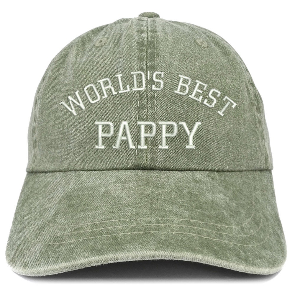 Stitchfy World es Best Pappy bestickt gewaschen Low Profile Cap - Etsy.de