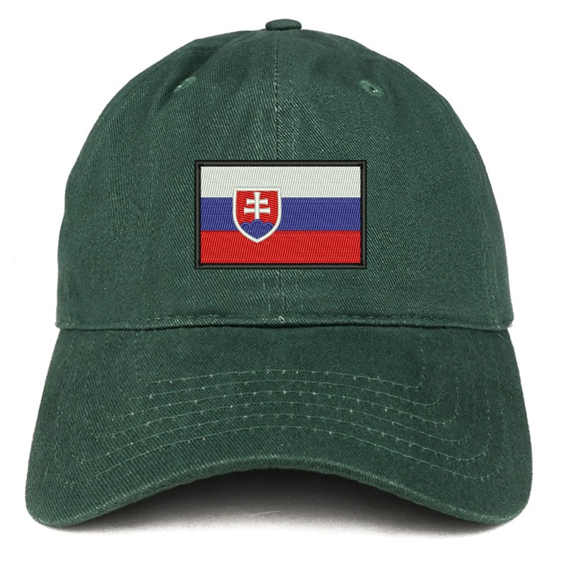 Stitchfy Flag of Slovakia Embroidered Brushed Cotton Dad Hat Cap - Etsy