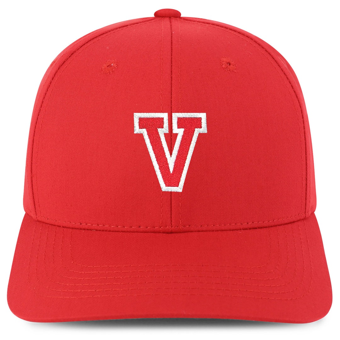 Stitchfy Letter V Varsity 6 Panel Snapback Baseball Cap(sf-txt3681-nis ...