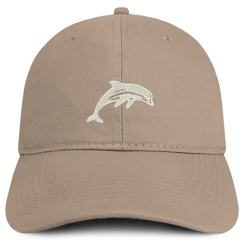 Stitchfy Dolphin Embroidered Soft Crown Cotton Baseball Cap (SF-LOG058 ...