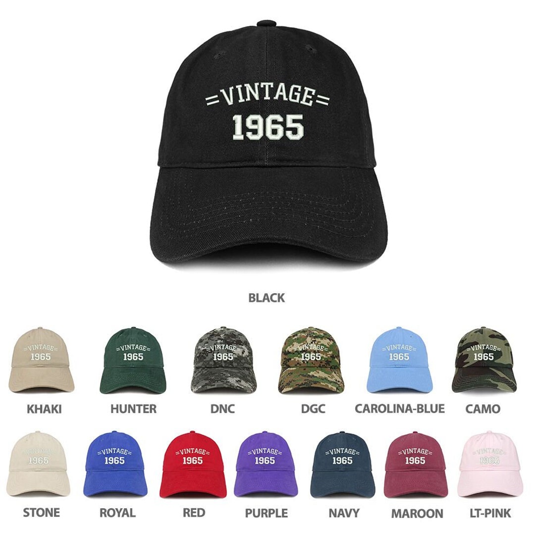 Stitchfy Vintage 1965 Birthday Baseball Cap - Etsy