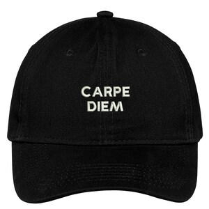 Stitchfy Carpe Diem Embroidered 100% Quality Brushed Cotton Baseball ...