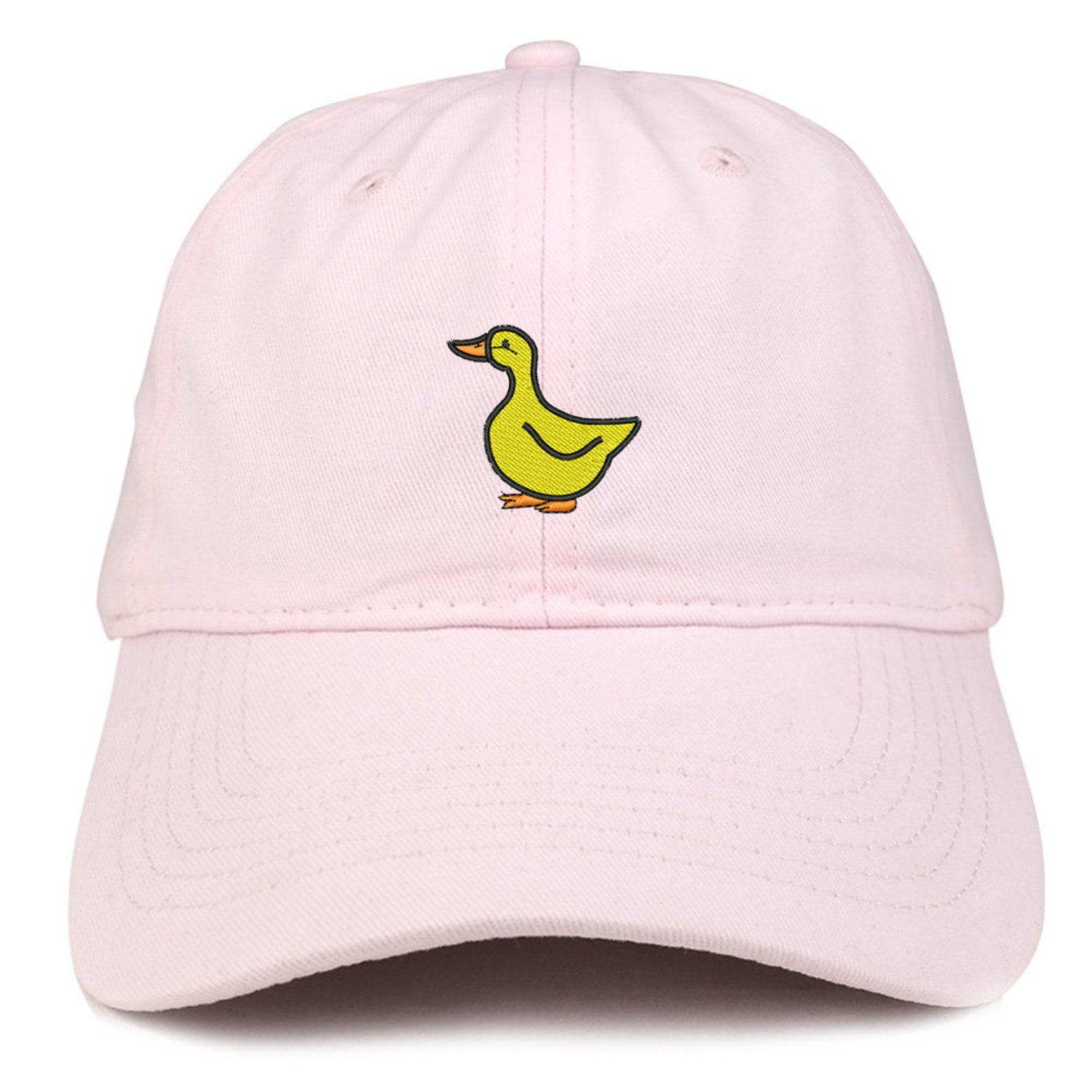 Stitchfy Quack Embroidered Unstructured Cotton Dad Hat - Etsy