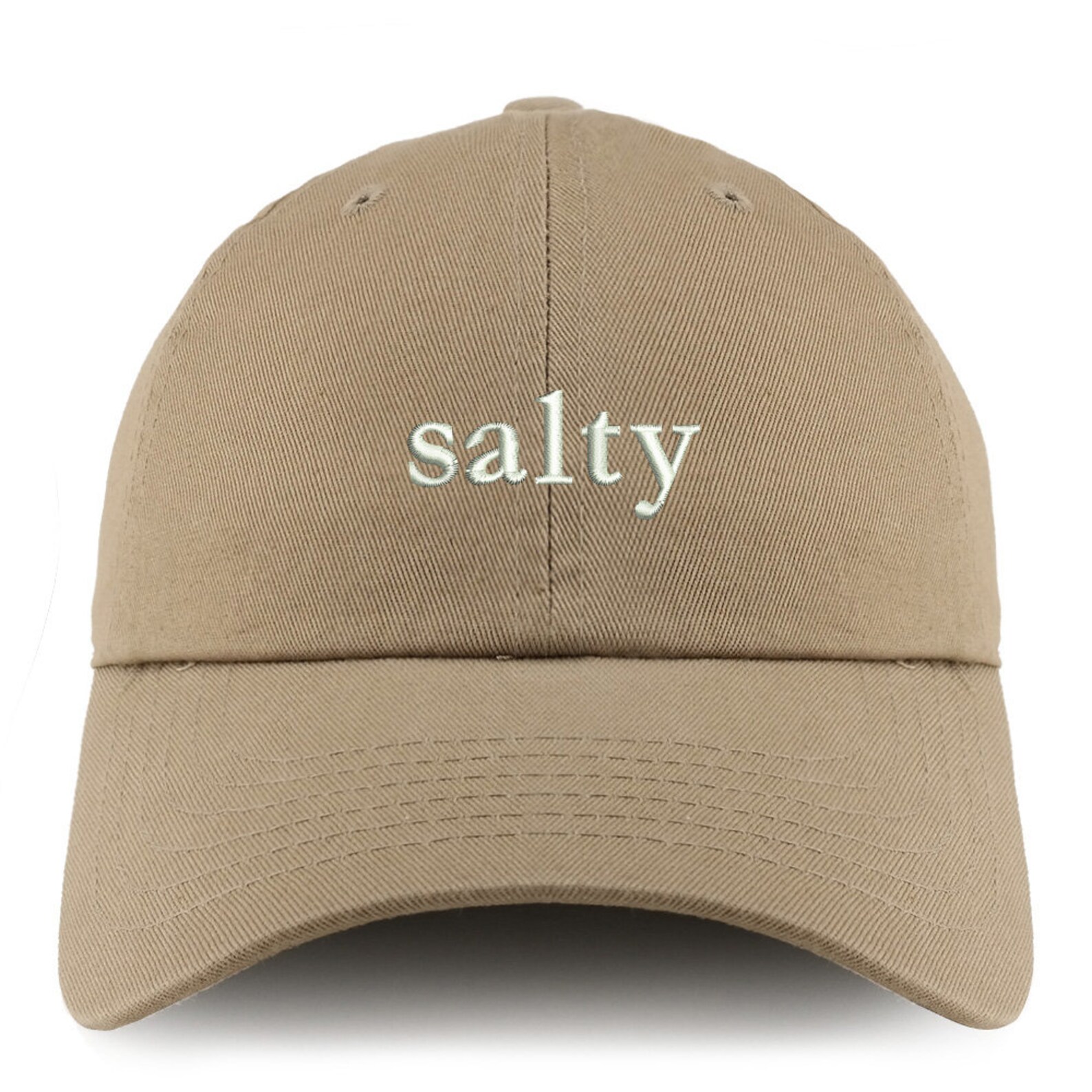 Stitchfy Salty Solid Adjustable Unstructured Dad Hat - Etsy