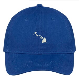 Stitchfy Hawaii State Map Embroidered Low Profile Soft Cotton Brushed ...