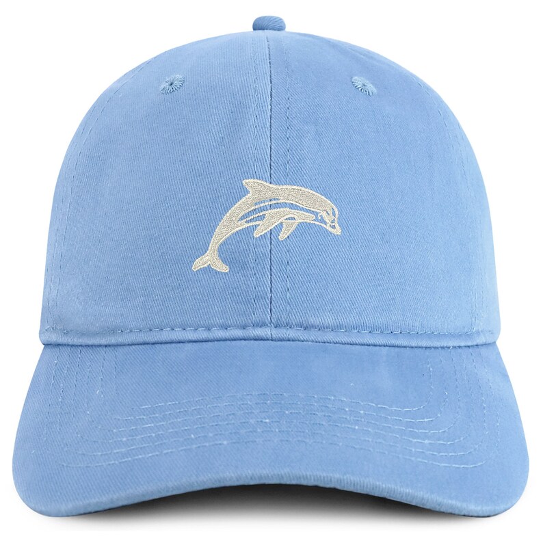 Stitchfy Dolphin Embroidered Soft Crown Cotton Baseball Cap (SF-LOG058 ...