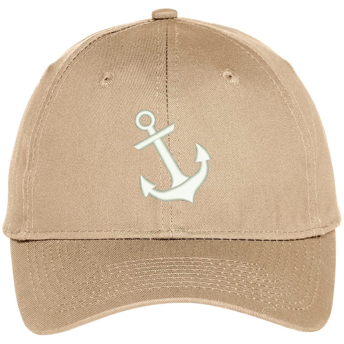 Stitchfy Boat Anchor Embroidered Structured High Profile Baseball Cap ...