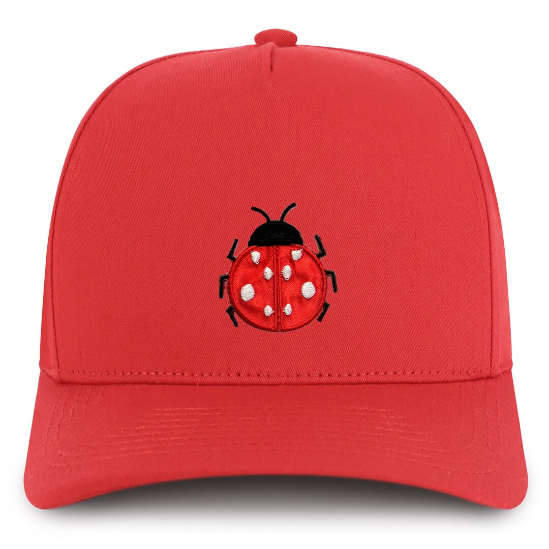 Stitchfy Big Ladybug Embroidered Patch Structured 5 Panel Pro Style ...
