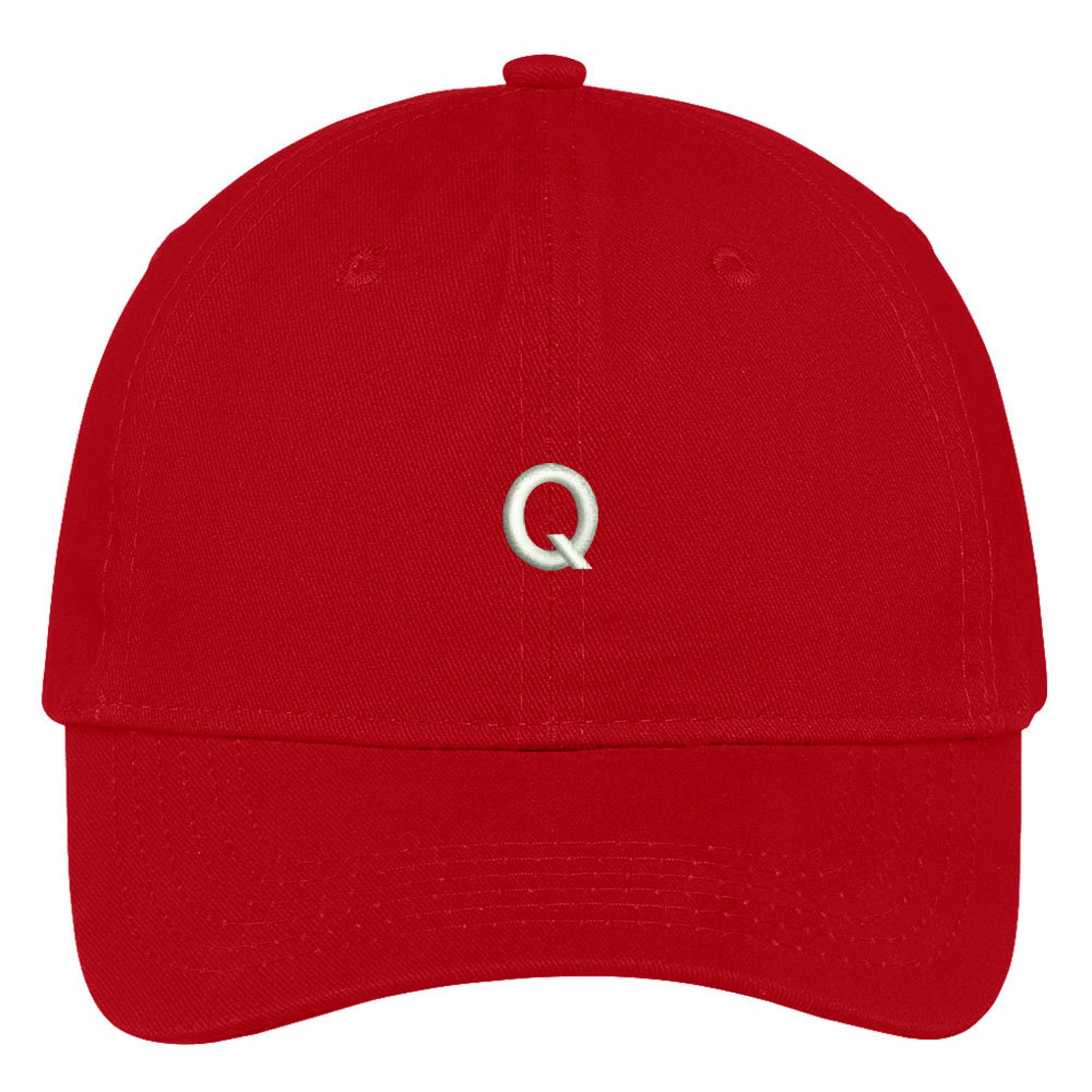 Stitchfy Letter Q Block Font Embroidered Dad Hat Cotton - Etsy