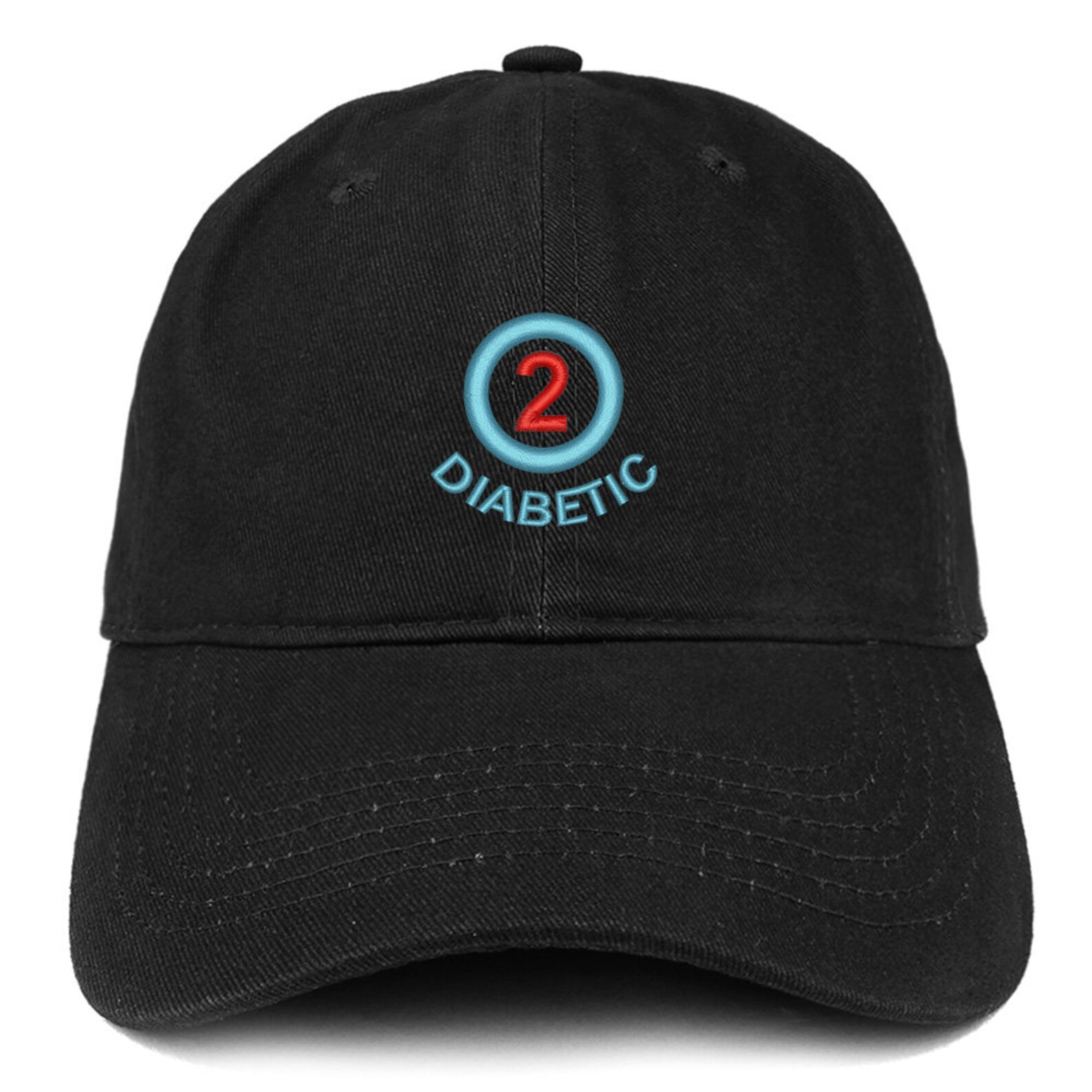 Stitchfy Type Two Diabetic Embroidered Brushed Cotton Cap - Etsy