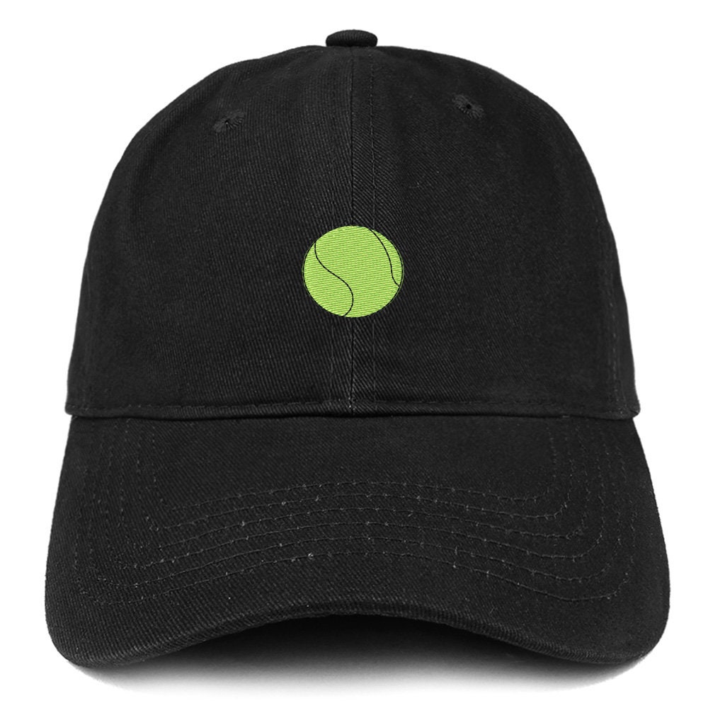 Stitchfy Tennis Ball Embroidered Brushed Cotton Cap - Etsy
