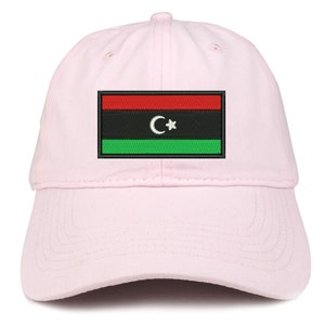 Stitchfy Libya Flag Embroidered Unstructured Cotton Dad Hat - Etsy