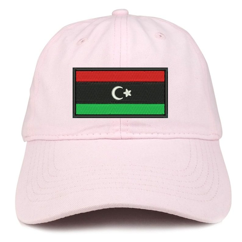 Stitchfy Libya Flag Embroidered Unstructured Cotton Dad Hat - Etsy