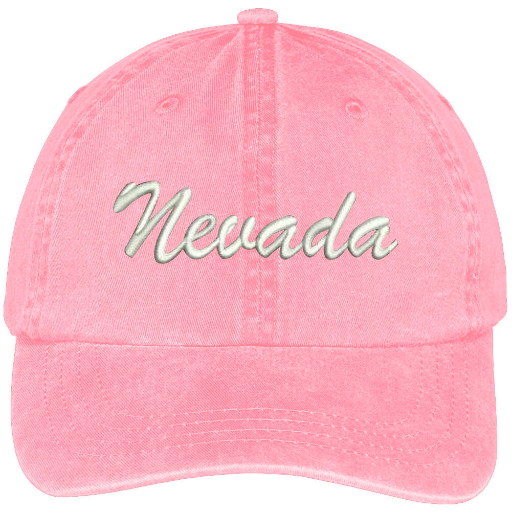 Stitchfy Nevada State Embroidered Low Profile Adjustable | Etsy