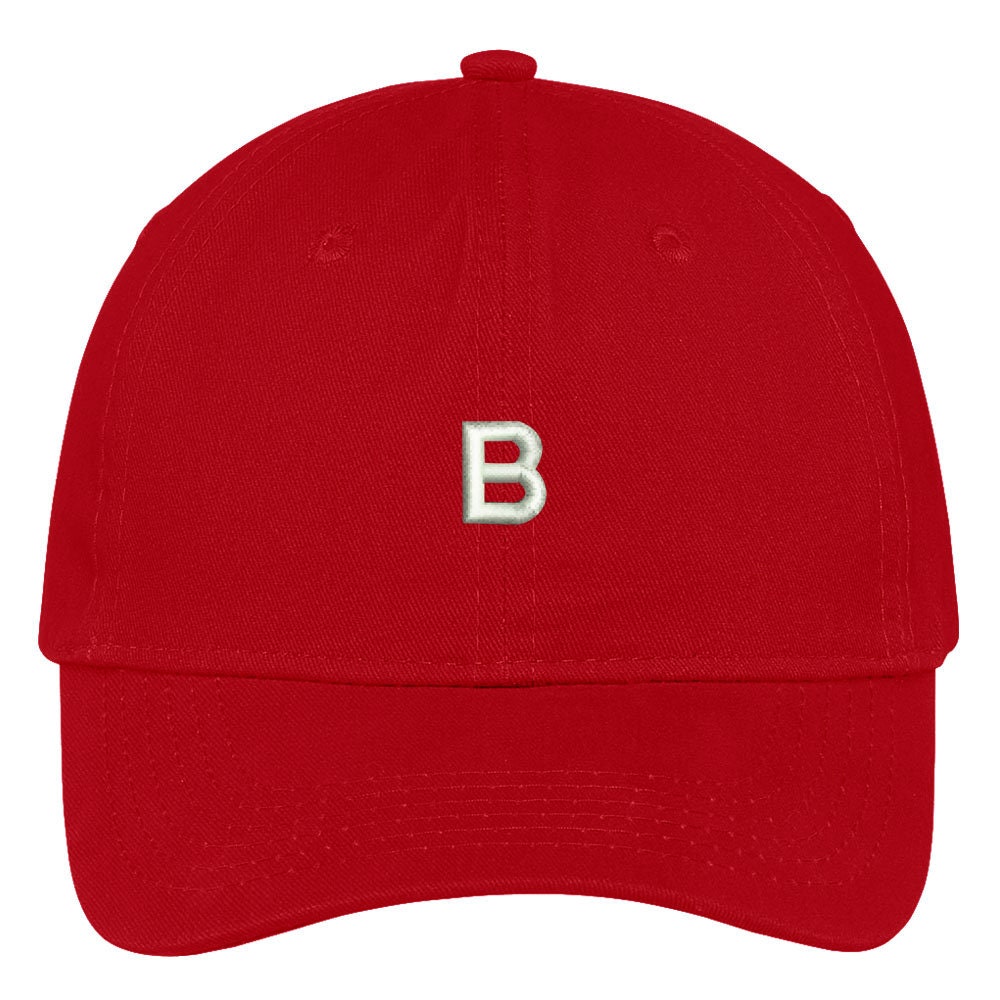 Stitchfy Letter B Block Font Embroidered Dad Hat Cotton | Etsy