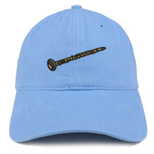 Stitchfy Clarinet Embroidered Unstructured Cotton Dad Hat - Etsy
