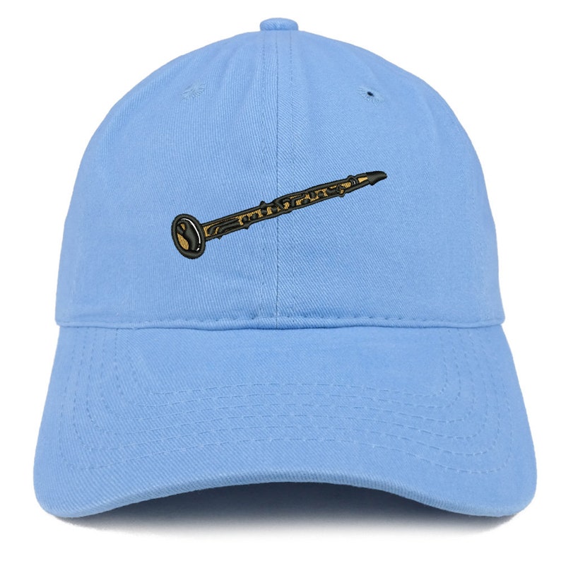 Stitchfy Clarinet Embroidered Unstructured Cotton Dad Hat - Etsy