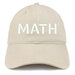 Stitchfy MATH Make America Think Harder Embroidered Low Profile Soft ...