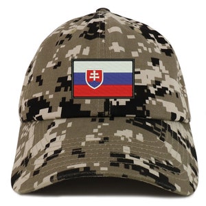 Stitchfy Flag of Slovakia Embroidered Brushed Cotton Dad Hat Cap - Etsy