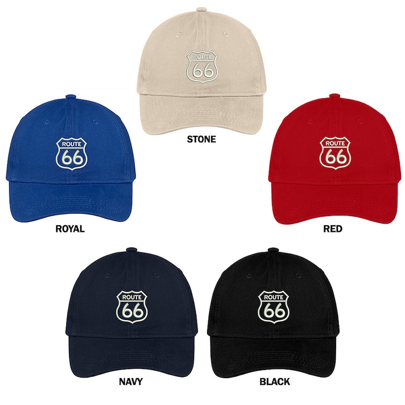 Route 66 Embroidered Cap - Etsy