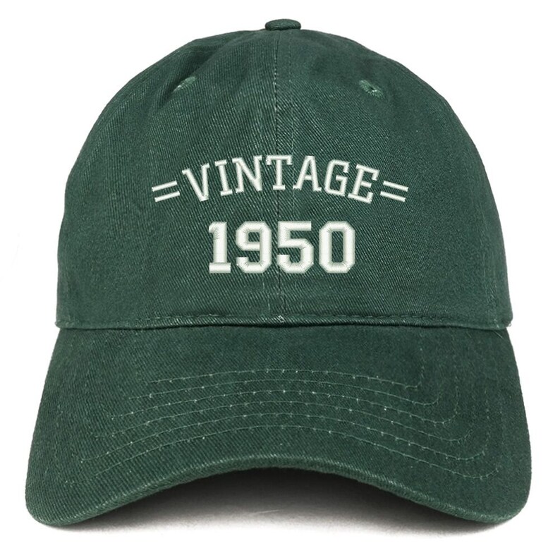 Stitchfy Vintage 1950 Birthday Baseball Cap - Etsy