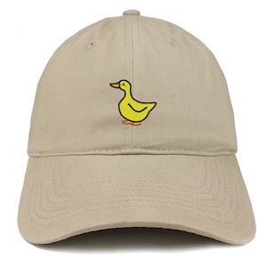 Stitchfy Quack Embroidered Unstructured Cotton Dad Hat - Etsy
