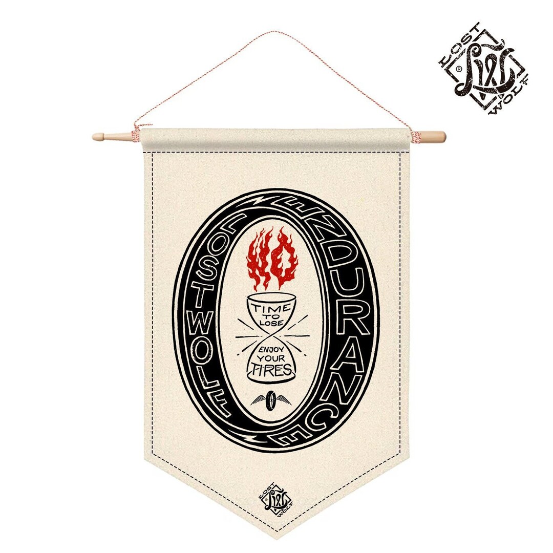 ENDURANCE Pennant Flag / Canvas Banner Flag Banner / Vintage Banner ...