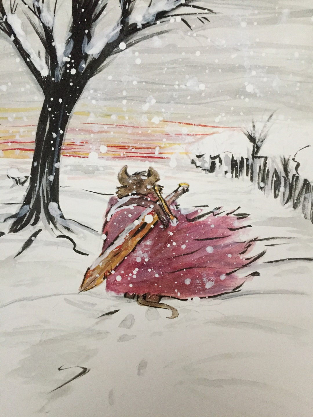 Martin the Warrior Art Print Redwall Illustration - Etsy