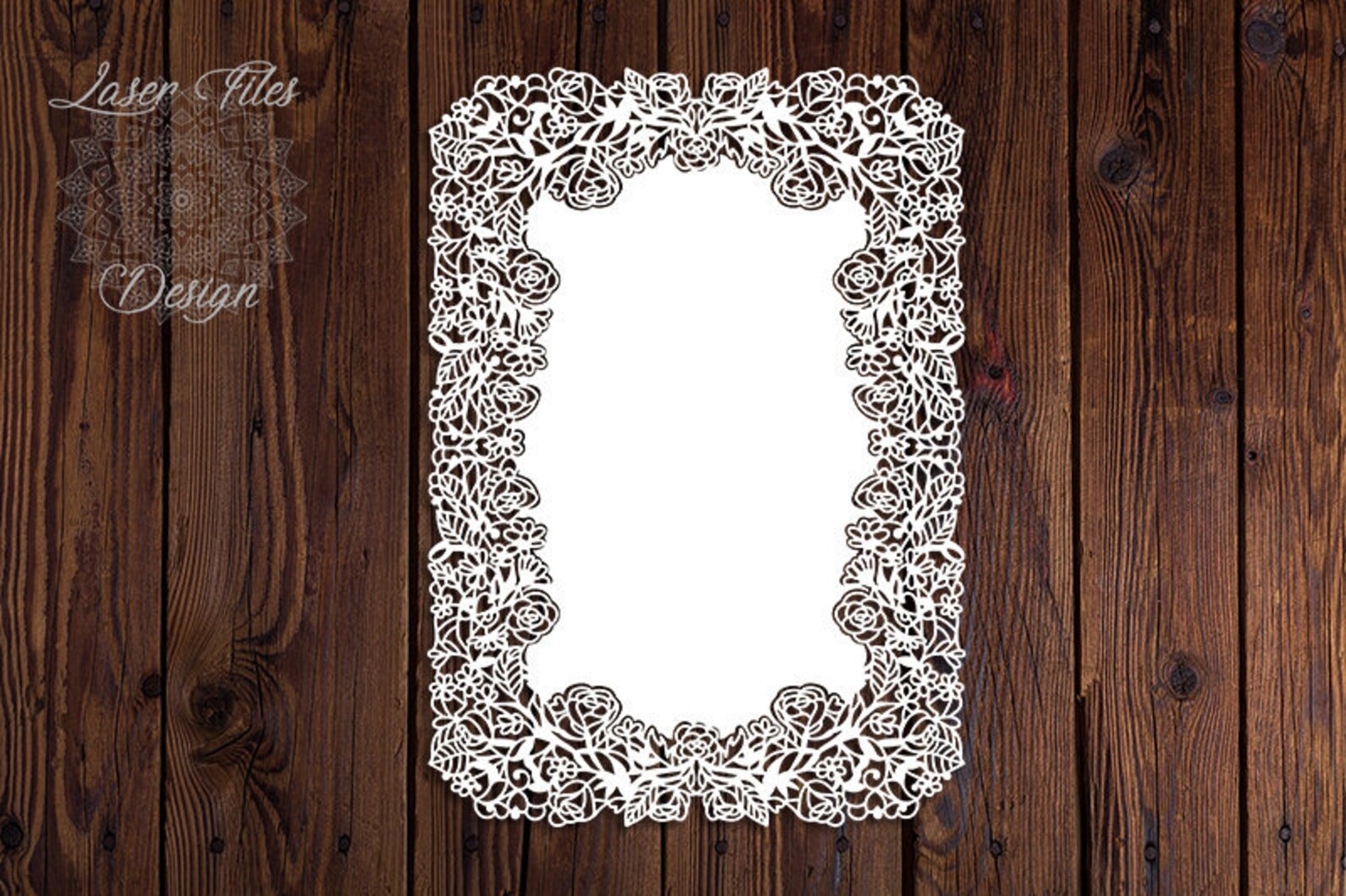 Letter Invitation Papercut Template Laser Paper Cut Vinyl Cricut File ...