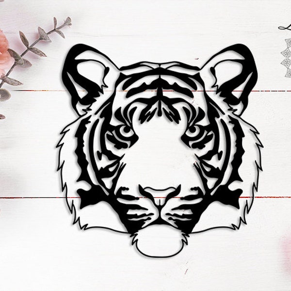 Laser Cut Tiger Head - Etsy