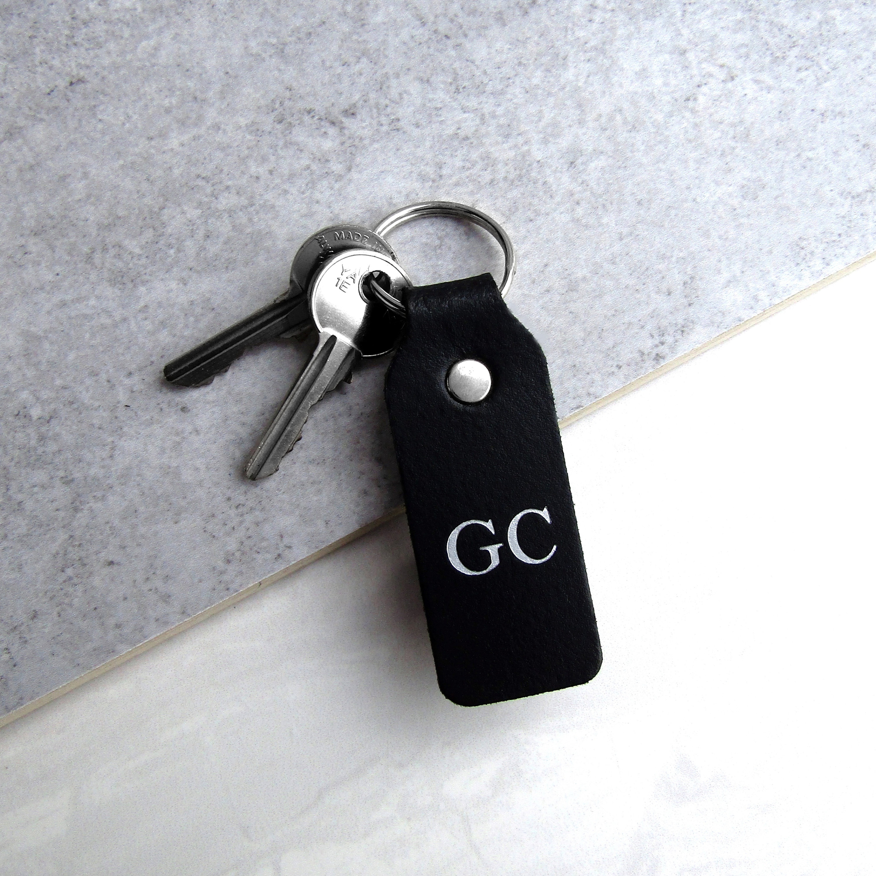 Handmade Personalised Leather Keyring or Key Fob Gifts for - Etsy