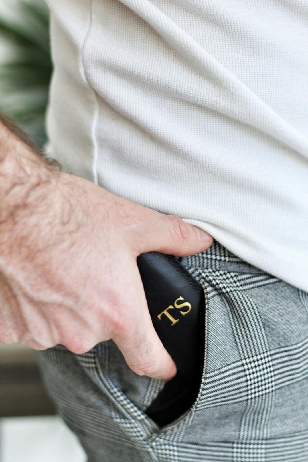 Handmade Personalised Leather Beard & Hair Comb Sheath - Etsy UK